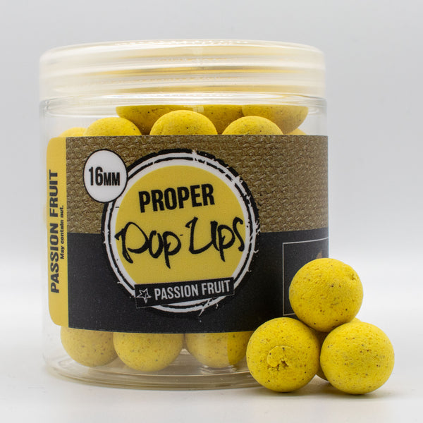 Proper Carp Baits Passion Fruit Pop-Ups – Totally Hooked Ltd